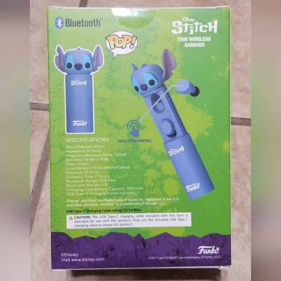 Funko | Headphones | Funko Pop Disney Lilo Stitch Bluetooth Earbuds ...